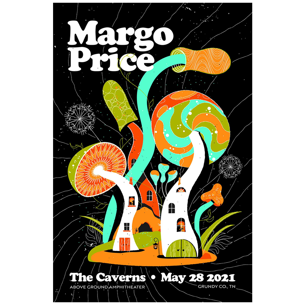 Limited Edition Caverns Foil Poster – Margo Price